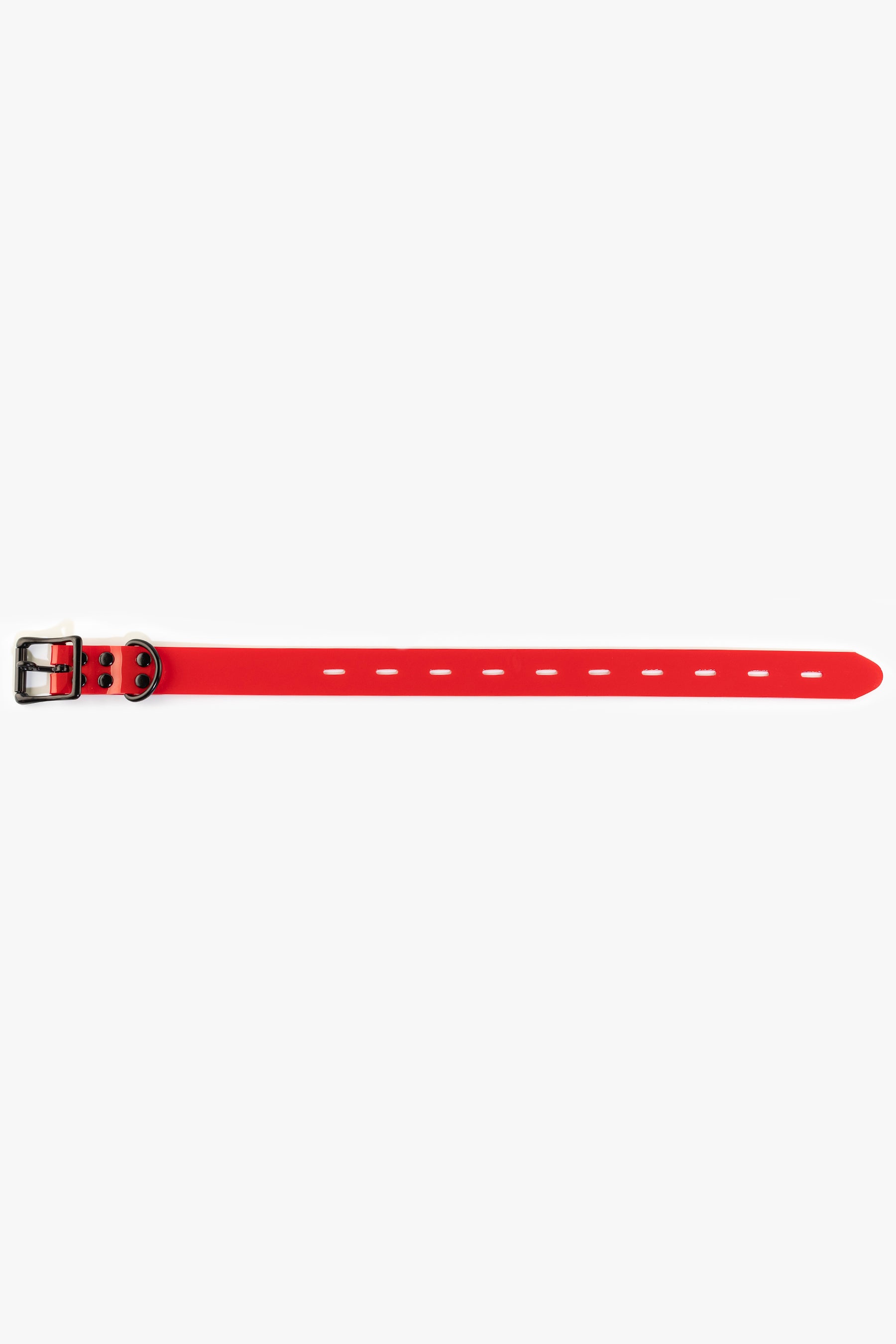 Bondage lockable straps set 25 mm, red/black