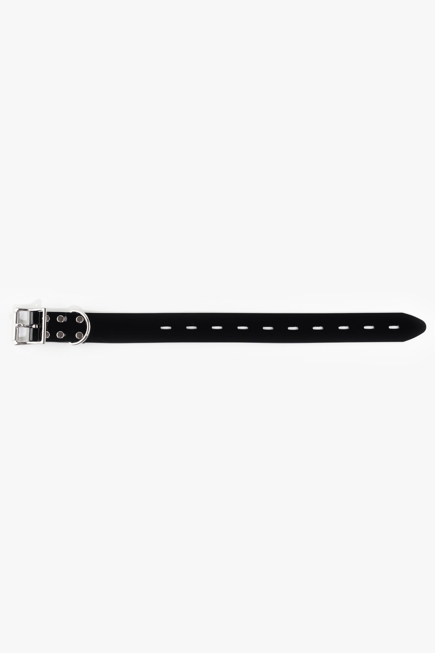 Bondage PVC strap with lockable buckle 32 mm, different lengths, black